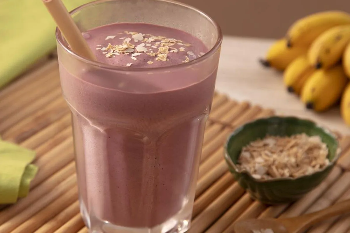 Milk-shake de Açaí com Banana - Receita Prática e Barata